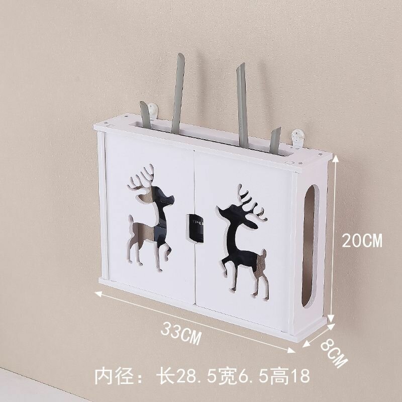 Коробка для хранения роутера, полка для гостиной, настенный кронштейн для приставки и удлинителя, беспроводной Wi-Fi, не требует сверления.