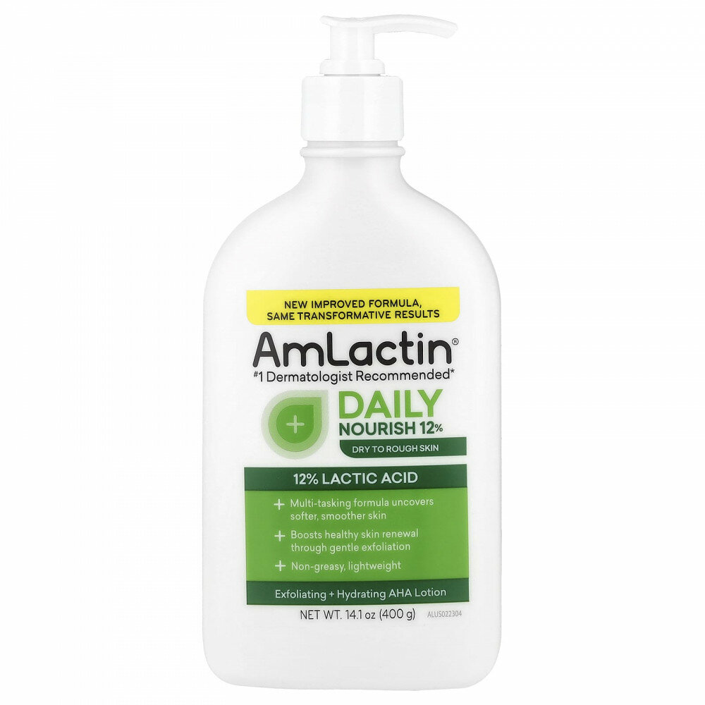 AmLactin, питательный лосьон для ежедневного применения, для нормальной и сухой кожи, 400 г (14,1 унции)