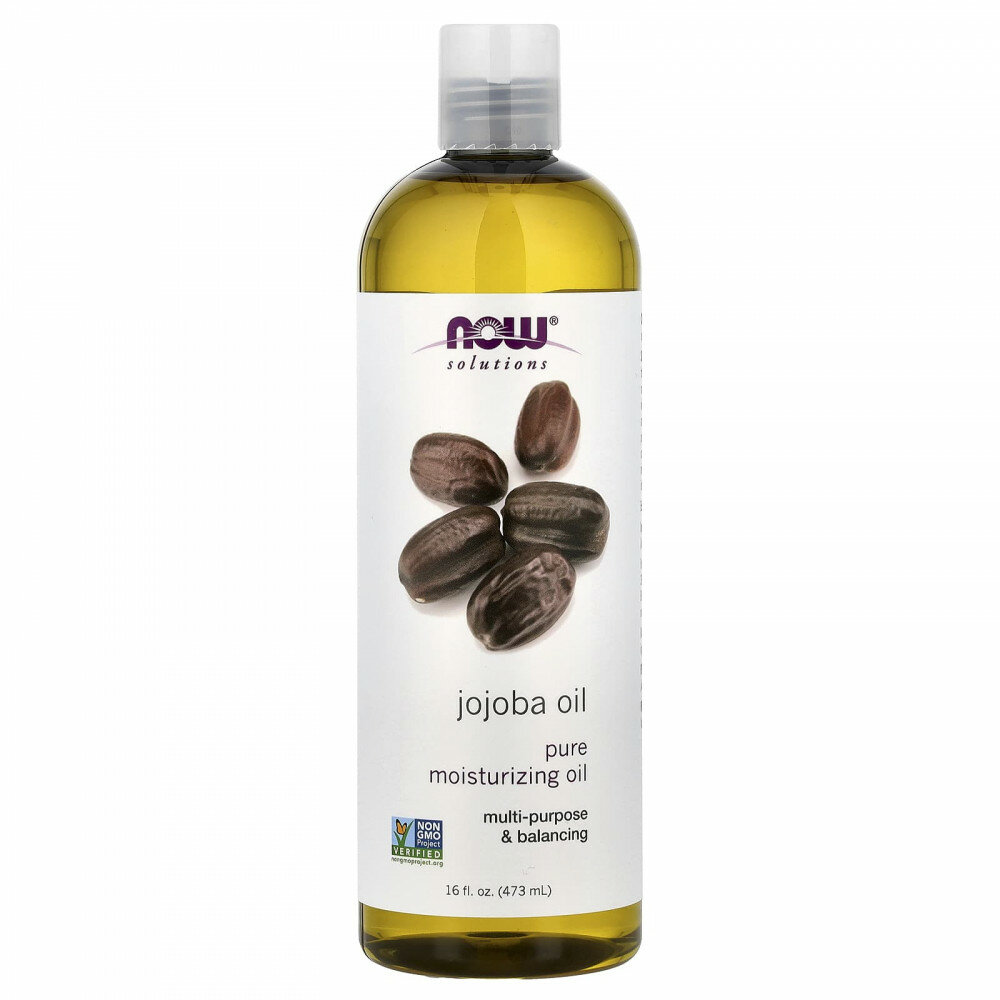 NOW Foods, Решения, масло жожоба, 473 мл