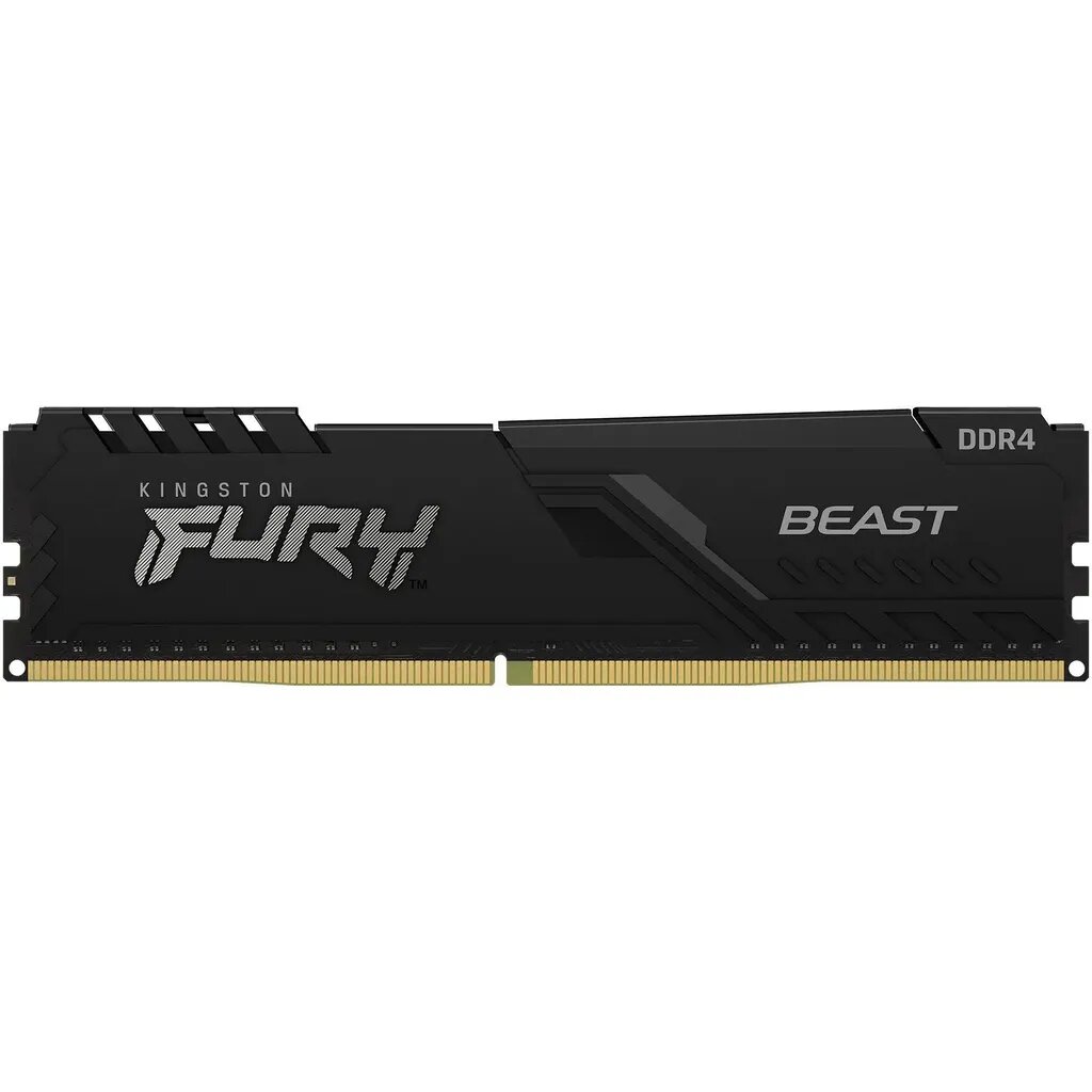 Оперативная память Kingston Fury Beast Black KF432C16BB1/16WP DDR4 - 1x 16ГБ 3200МГц, DIMM, Ret