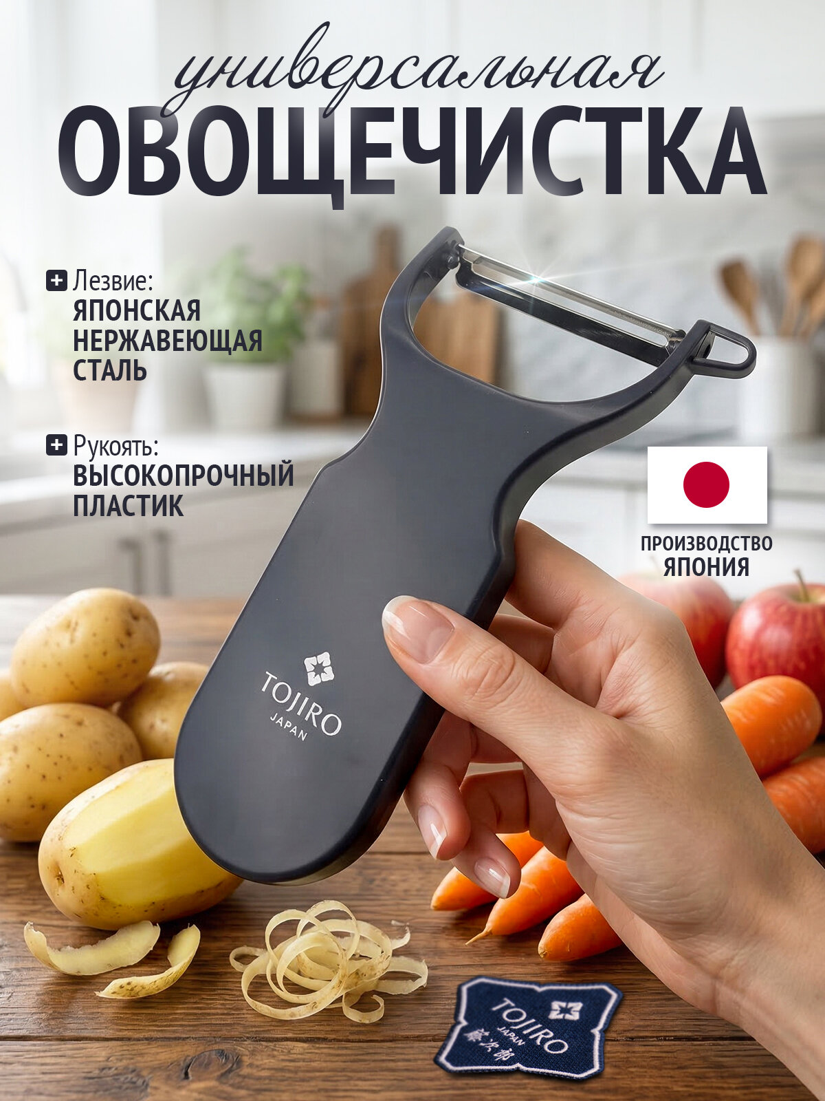 Картофелечистка TOJIRO F-9000N