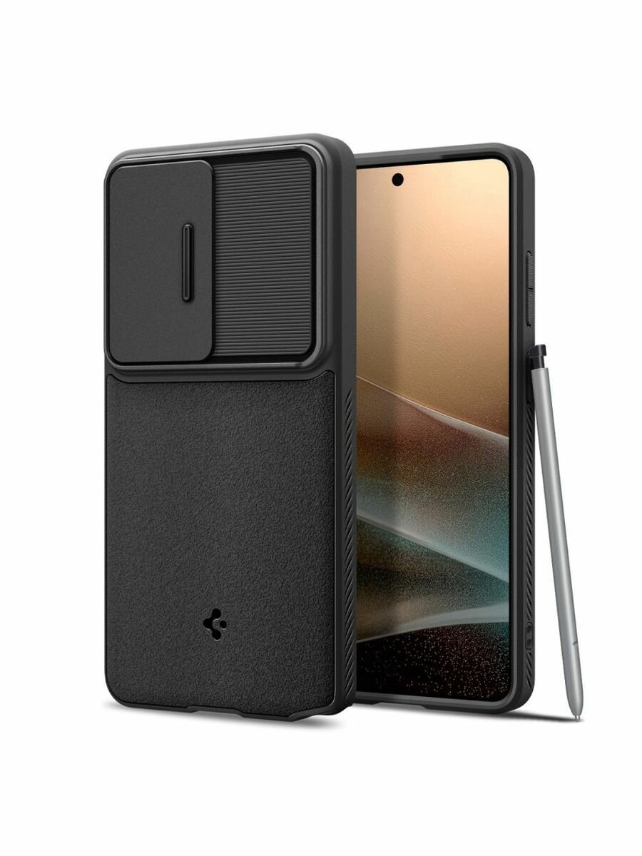 Чехол на Samsung Galaxy S26 Ultra, Spigen Optik Armor (ACS10687), противоударный, бортики для защиты камеры и дисплея / Чехол на Самсунг Галакси С26 Ультра