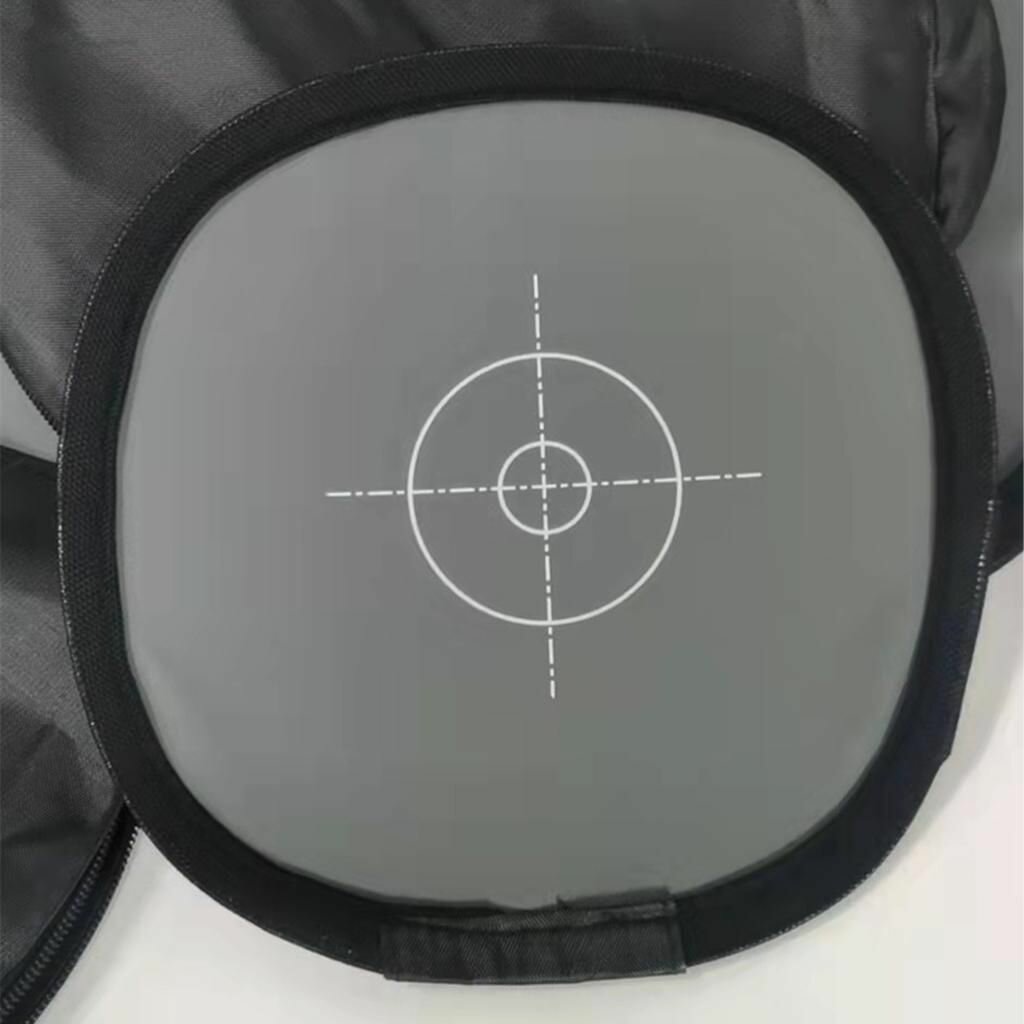 18% серая и белая карта с двумя сторонами для пользователей DSLR камер, обеспечивающая точность цвета в фото и видео 20/30/60 см, - 60cm
