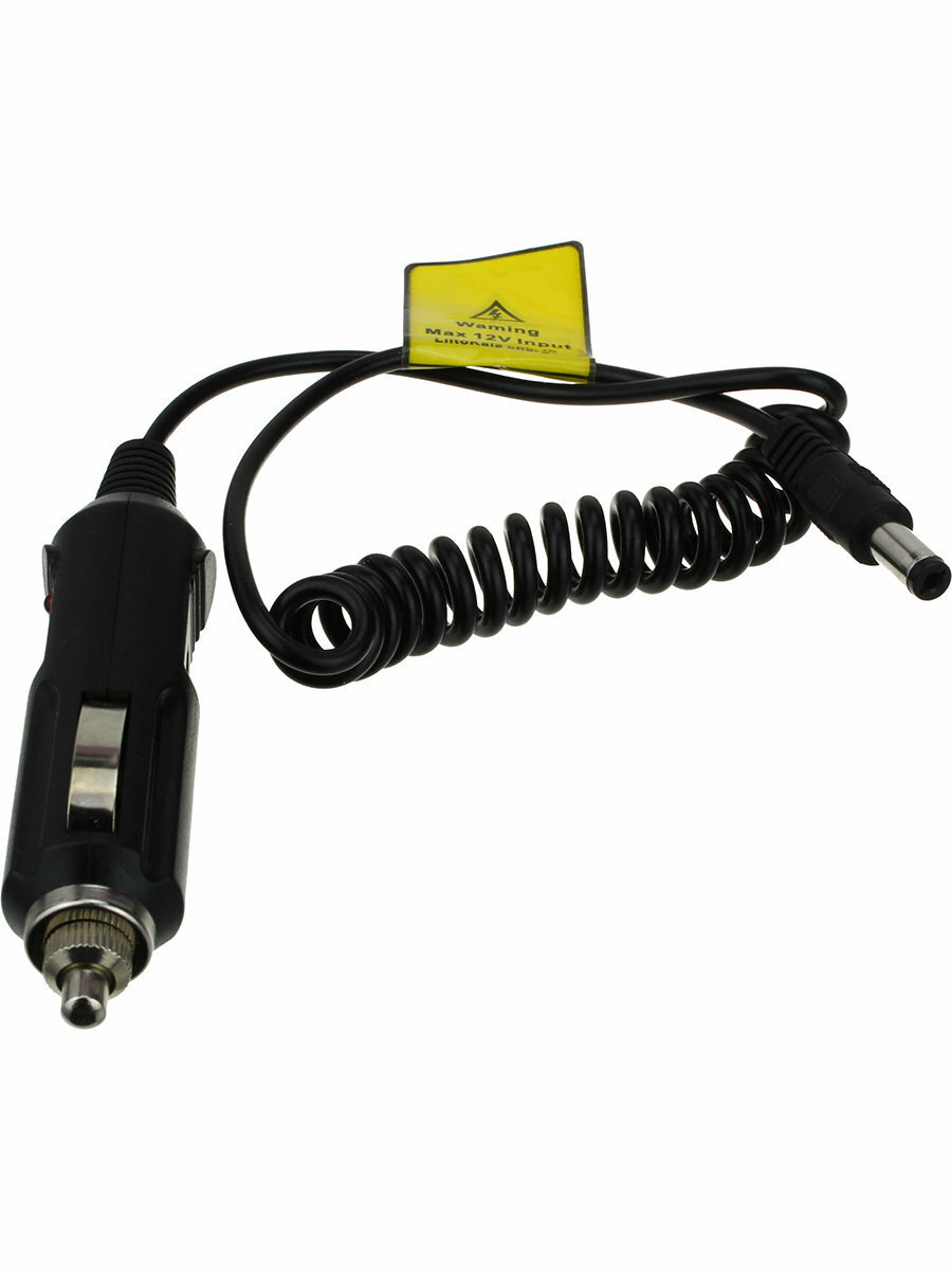 Штекер прикуривателя-штекер питания 5.5*2.5 1м витой шнур