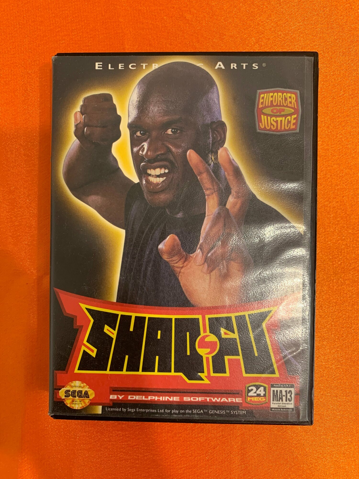 Игровой картридж для сега Shaq fu Sega 16 Бит регион NTSC-U