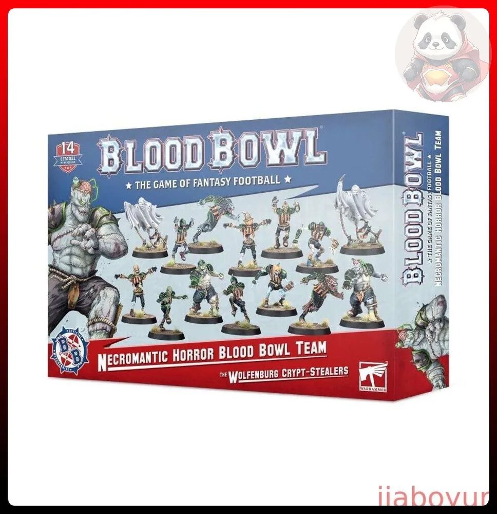 Warhammer Blood Bowl Миниатюры - Necromantic Horror Blood Bowl Team The Wolfenburg Crypt-stealers