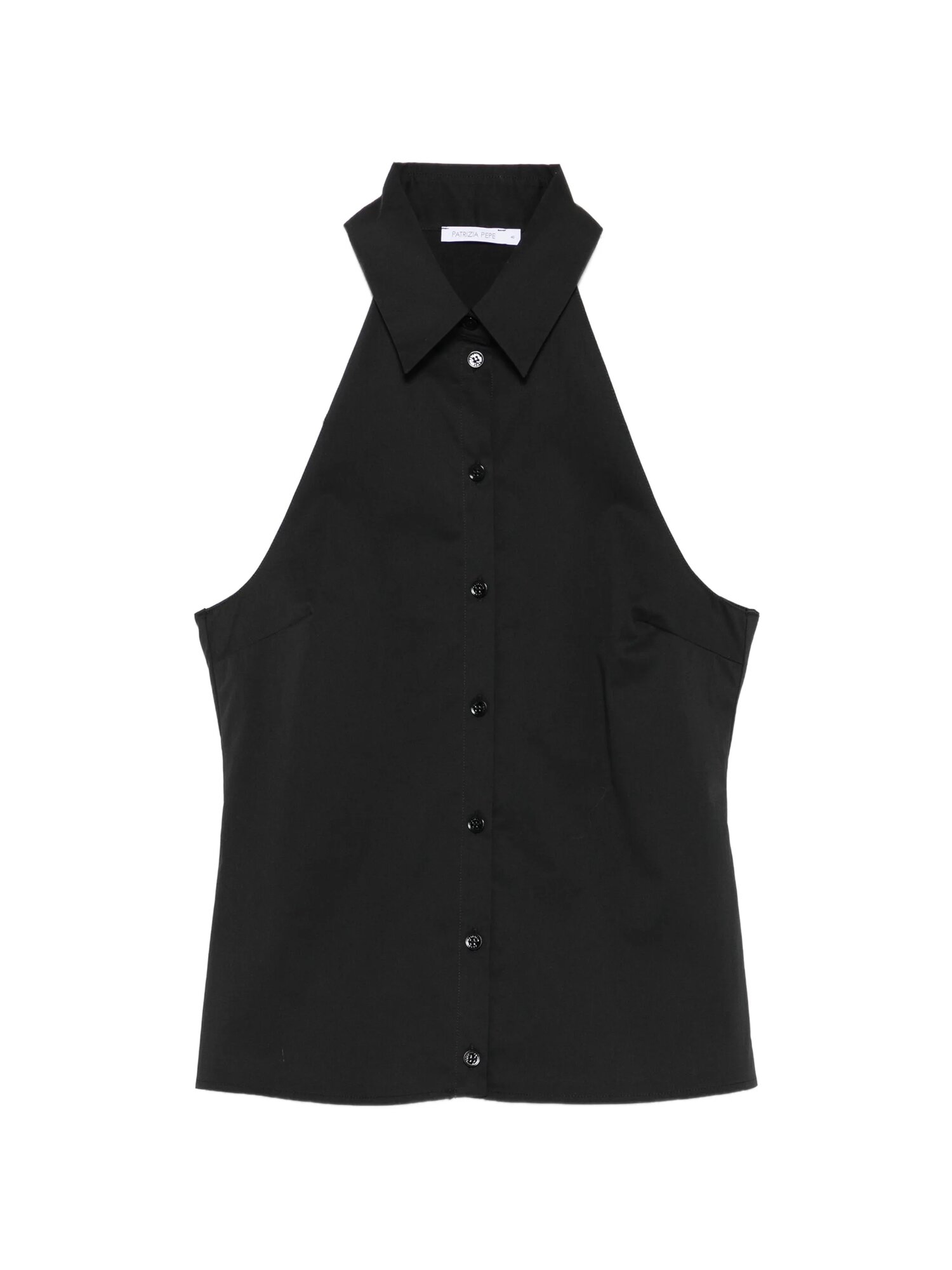 Топ Button halterneck top