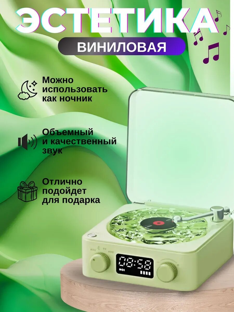 Беспроводная виниловая колонка