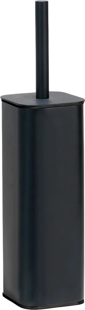Ершик для унитаза Bemeta Nero 135913160 настенный, напольный, латунный, черный, закрытый, с подставкой