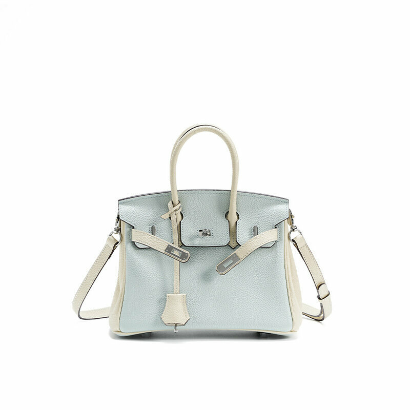 Женская весенне-летняя сумка Kelly platinum bag из кожи того большой вместительности для поездок на работу