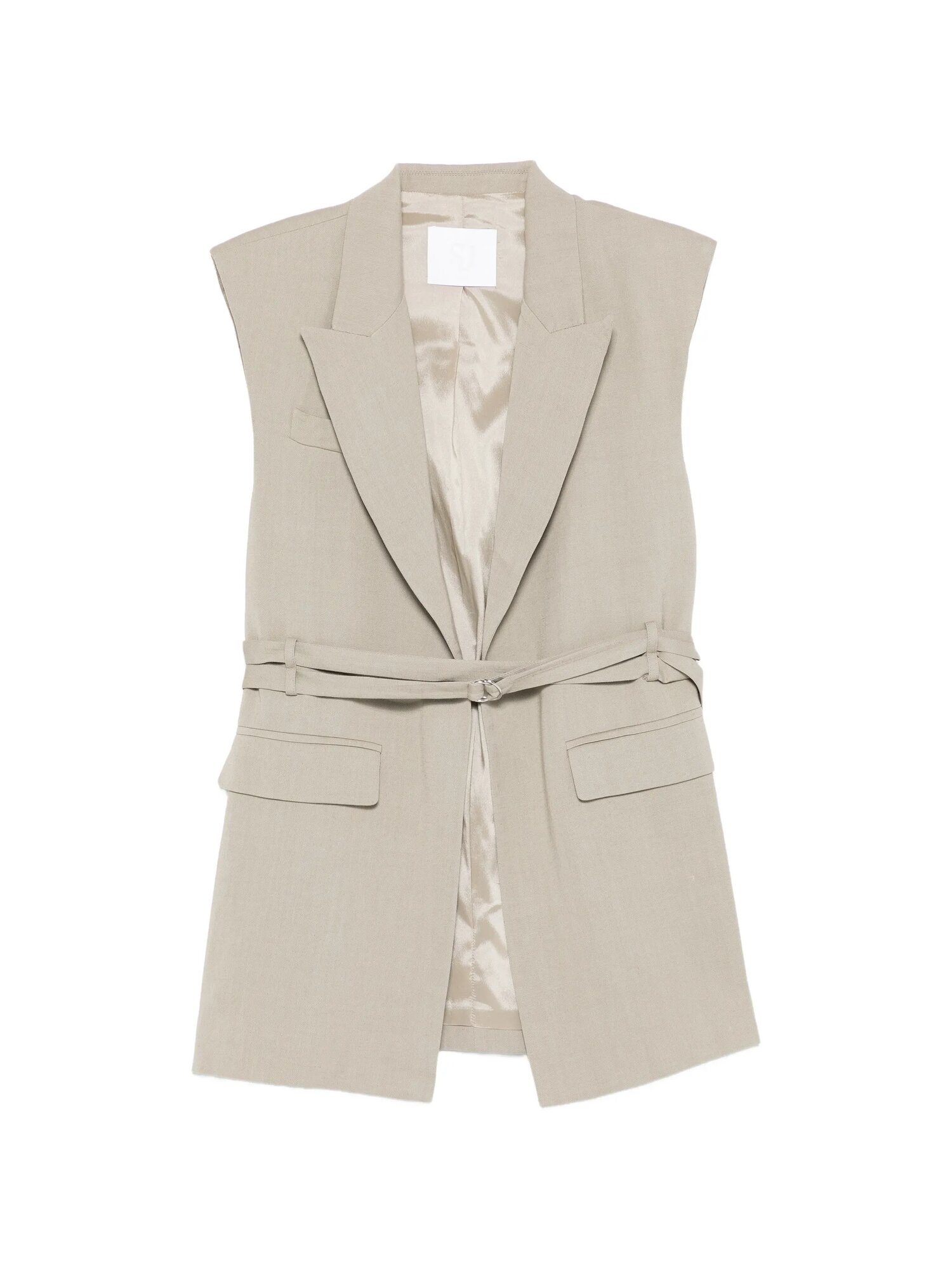 Пальто Belted sleeveless waistcoat