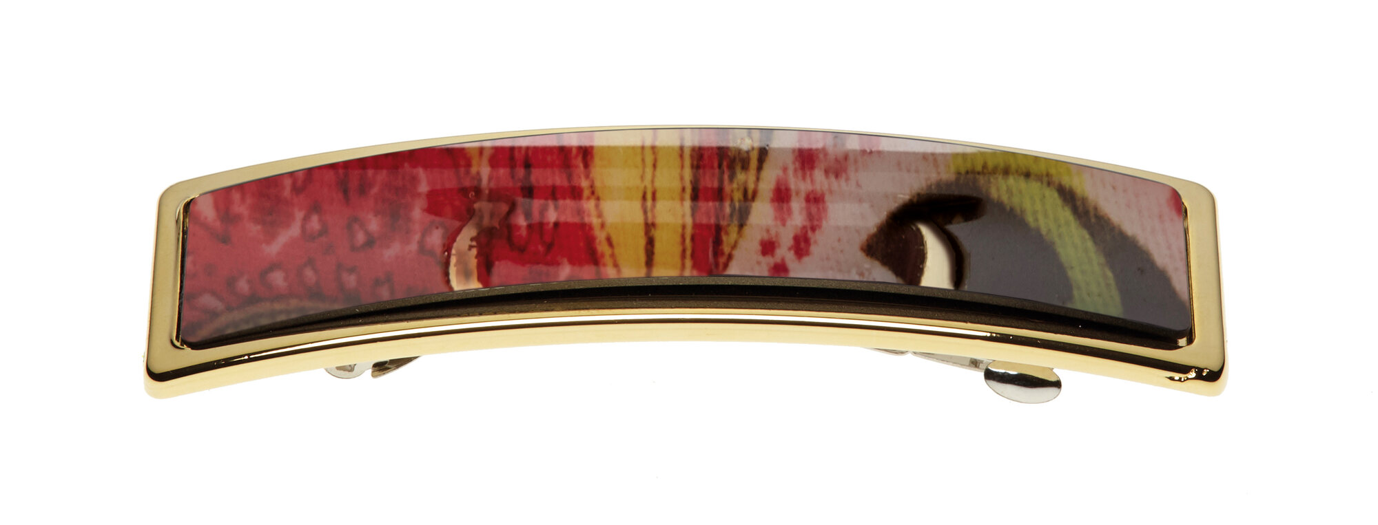 Заколка для волос JANEKE Hair Barrette Cashmere Print