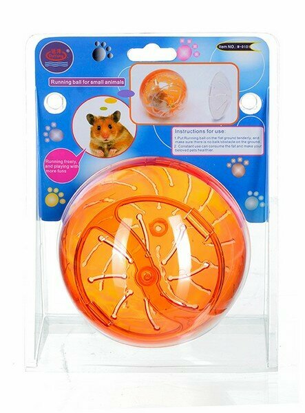 Kredo / Игрушка Кредо для Хомяков Шар прозрачный диаметр 12,5см фас. 12,5 см