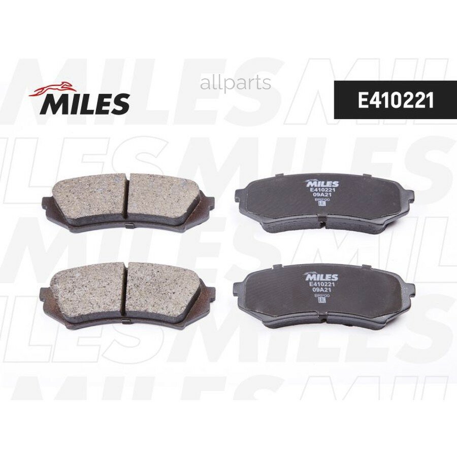 MILES E410221 Колодки тормозные TOYOTA LAND CRUISER 100 98>07/LEXUS LX470 98>07задние