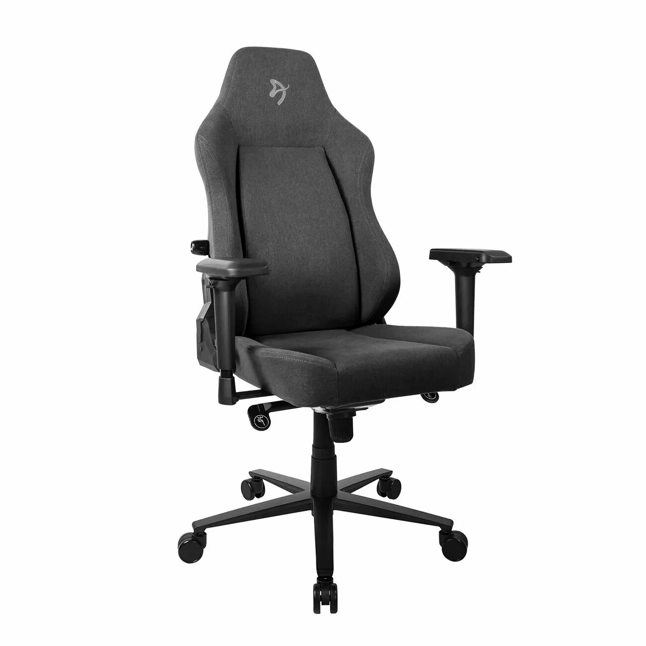 Компьютерное кресло Arozzi Primo Woven Fabric - Black - Grey logo