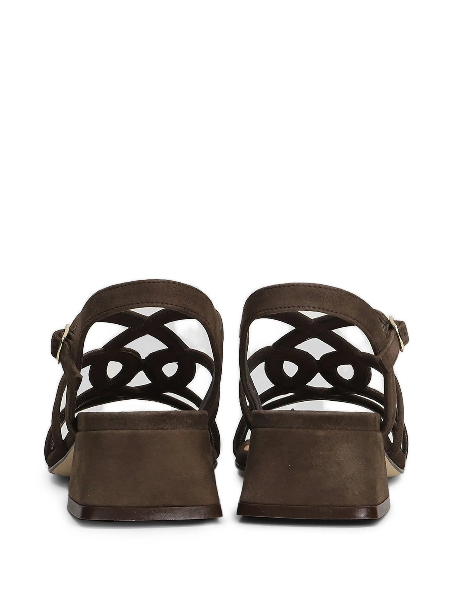 Босоножки Julie Dee Strappy block-heel sandals, размер 36, brown — фото 1
