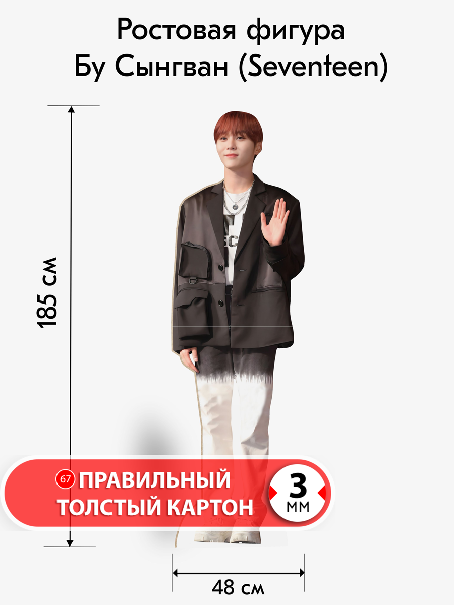 Аксессуар для фотосессий, Бу Сынгван (Seventeen), ростовая фигура