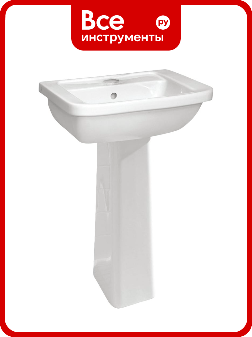 Комплект Vitra: раковина Form 300 с пьедесталом 9602B003-7650, Дополнительные характеристики комплекта