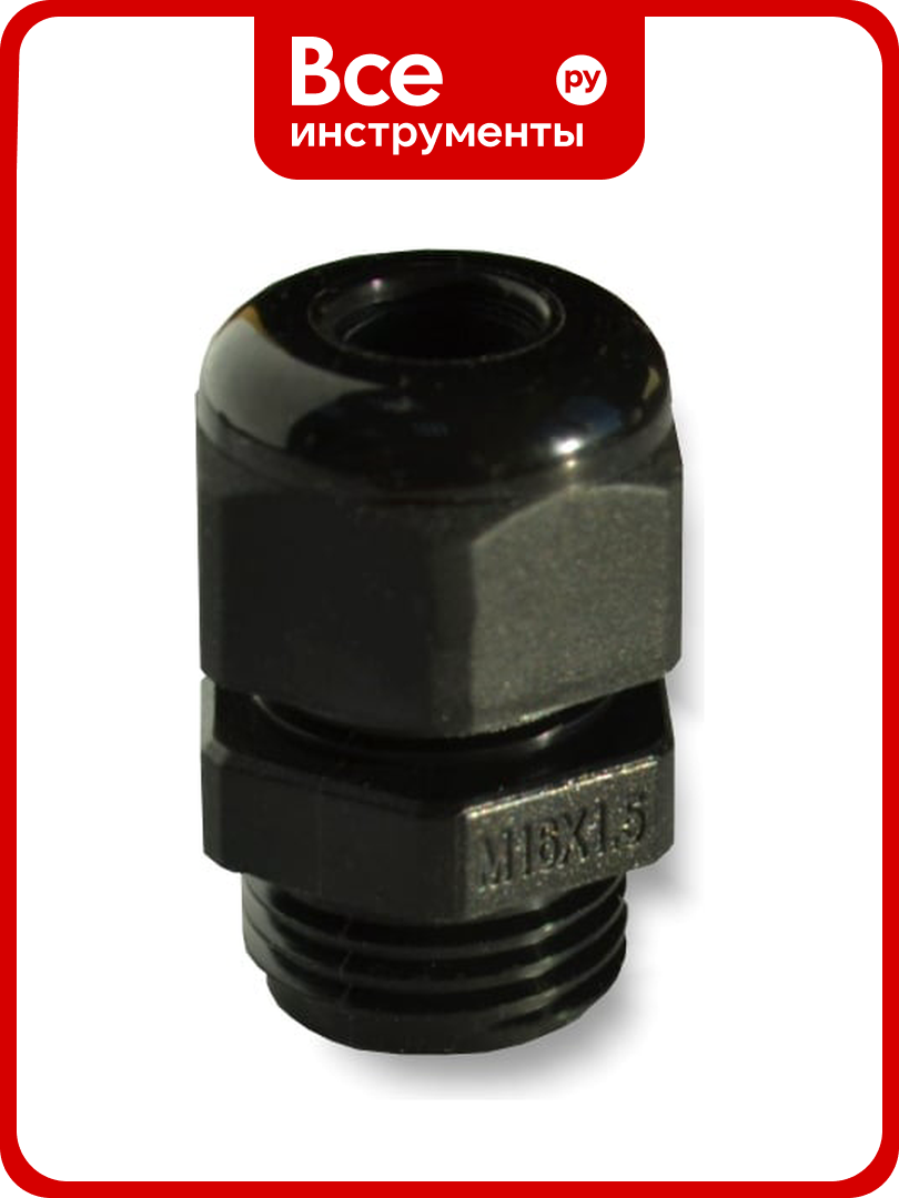 Втулка кабельная - кабельный ввод Weyer HSK-M12B-L нар. M12x1.5 WE4108500, полиамид, черный, защита
