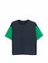 Футболка LII Colour-block T-shirt, размер M, blue
