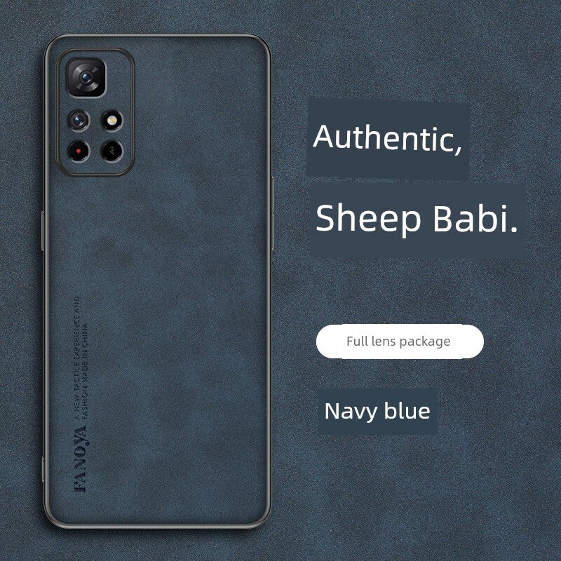 Чехол для Redmi Note 11 4G, морской синий, полная защита, ударопрочный
