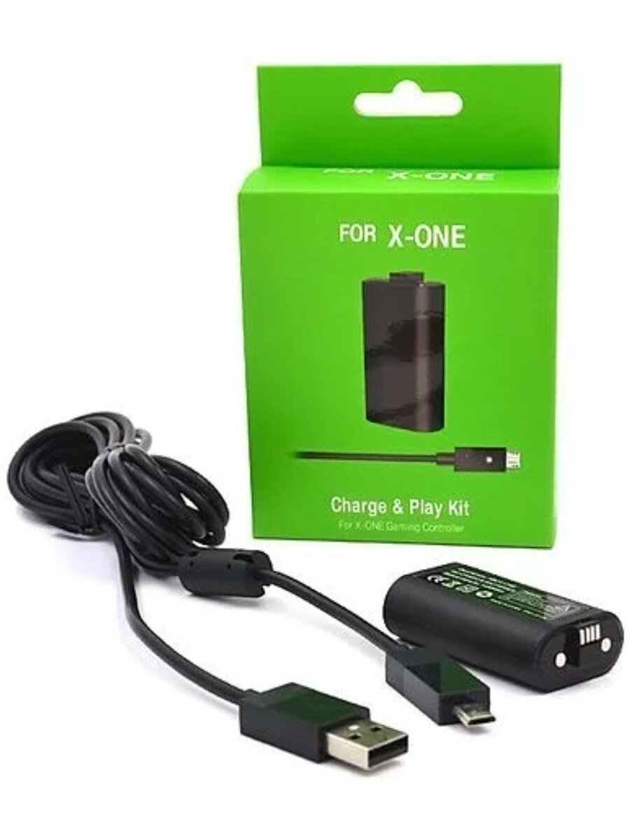 Набор Play & Charge Kit (аккумулятор + кабель для джойстика) для Xbox One