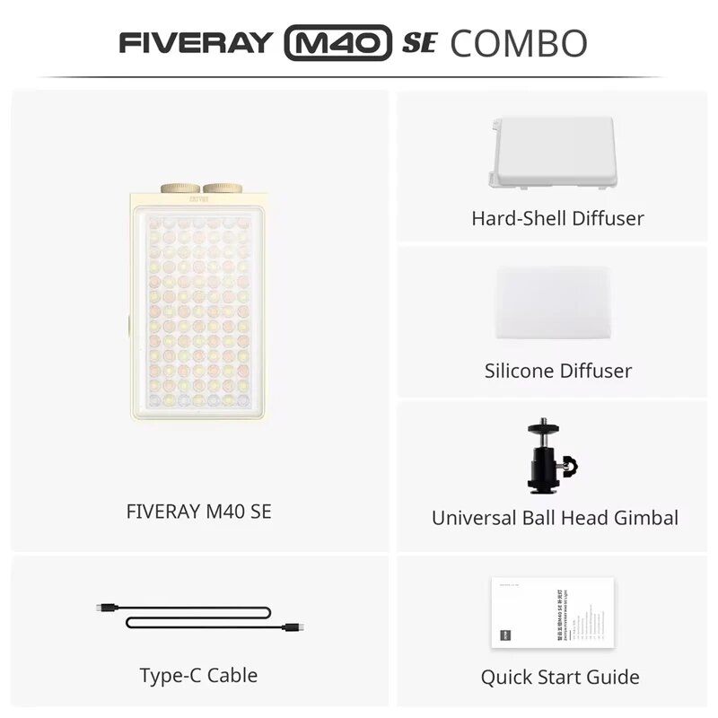 ZHIYUN FIVERAY M40 SE 40W видеосвет