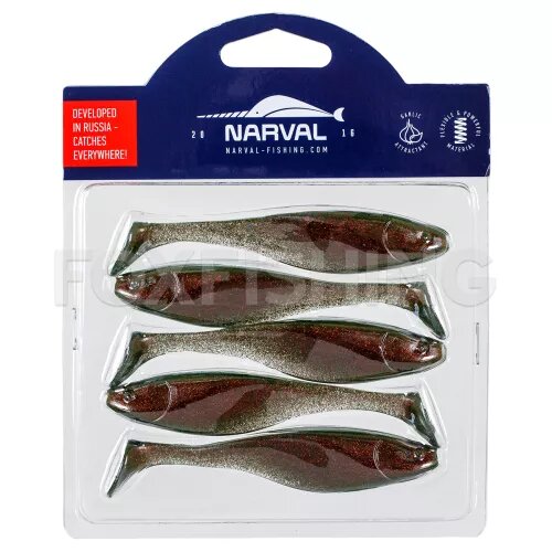 Силиконовая приманка Narval Commander Shad 10cm #058 5шт.