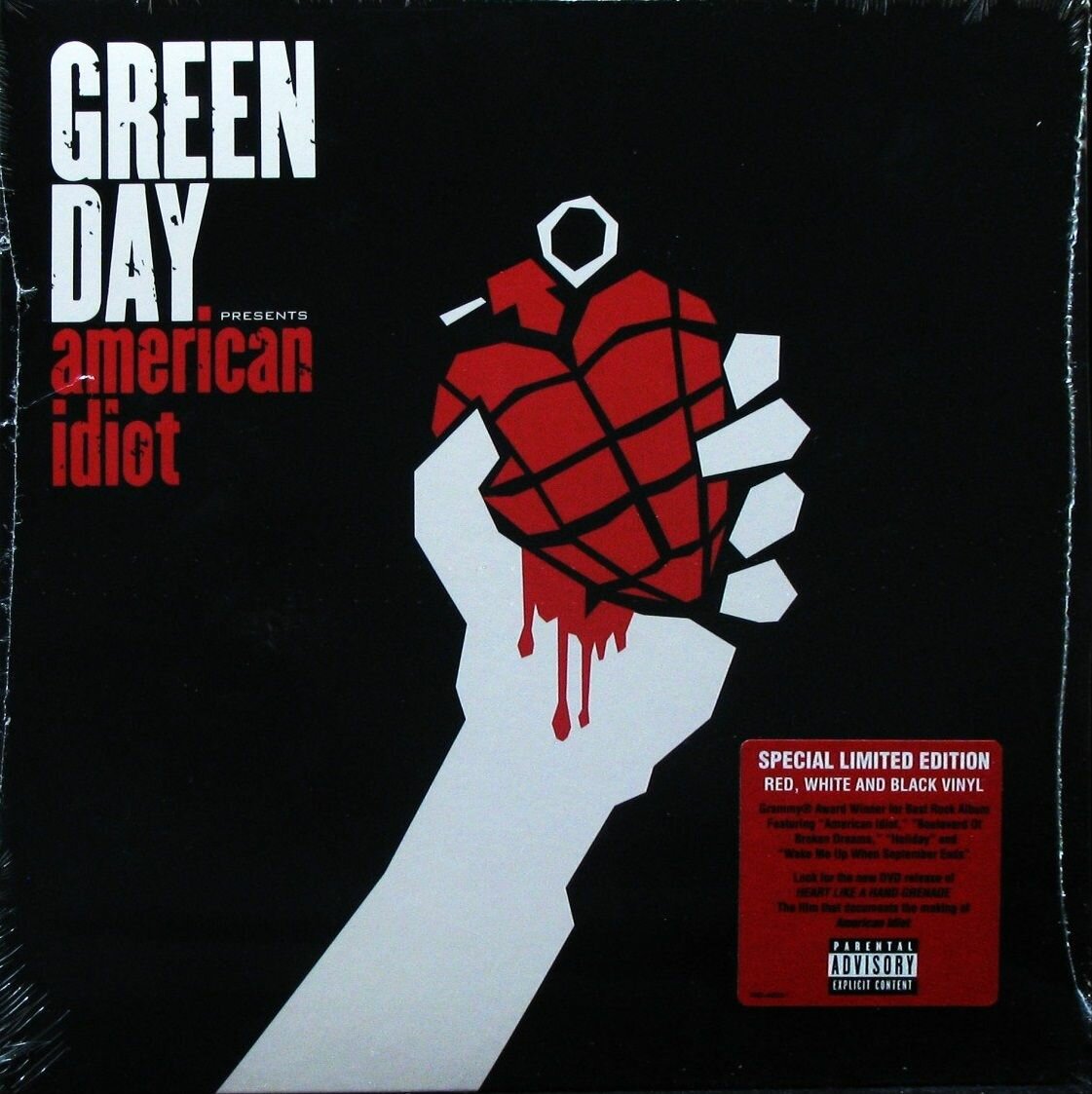 Green Day. American Idiot (2LP Gatefold/ Special Edition, Red with Black Swirl, White with Black Swirl /Виниловая пластинка)