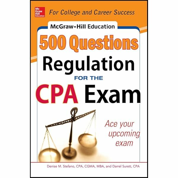 McGraw-Hill Education 500 Regulation Questions for the CPA Exam (Mcgraw-Hill Education 500 Questions Series)，Reprinted paperback book
