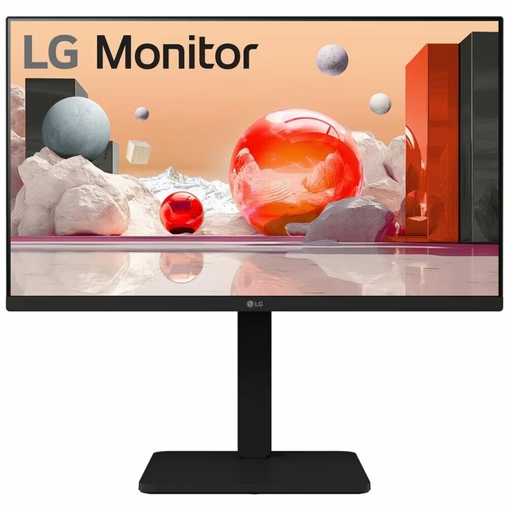 Монитор LG 23.8" 24BA550-B черный IPS LED 5ms 16:9 HDMI M/M матовая HAS Piv 1300:1 250cd 178гр/178гр 1920x1080 100Hz VGA DP FHD 4.45кг