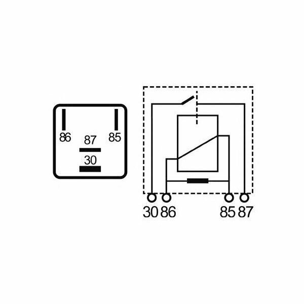 Реле, рабочий ток, HYUNDAI / KIA 9522429850 (1 шт.)