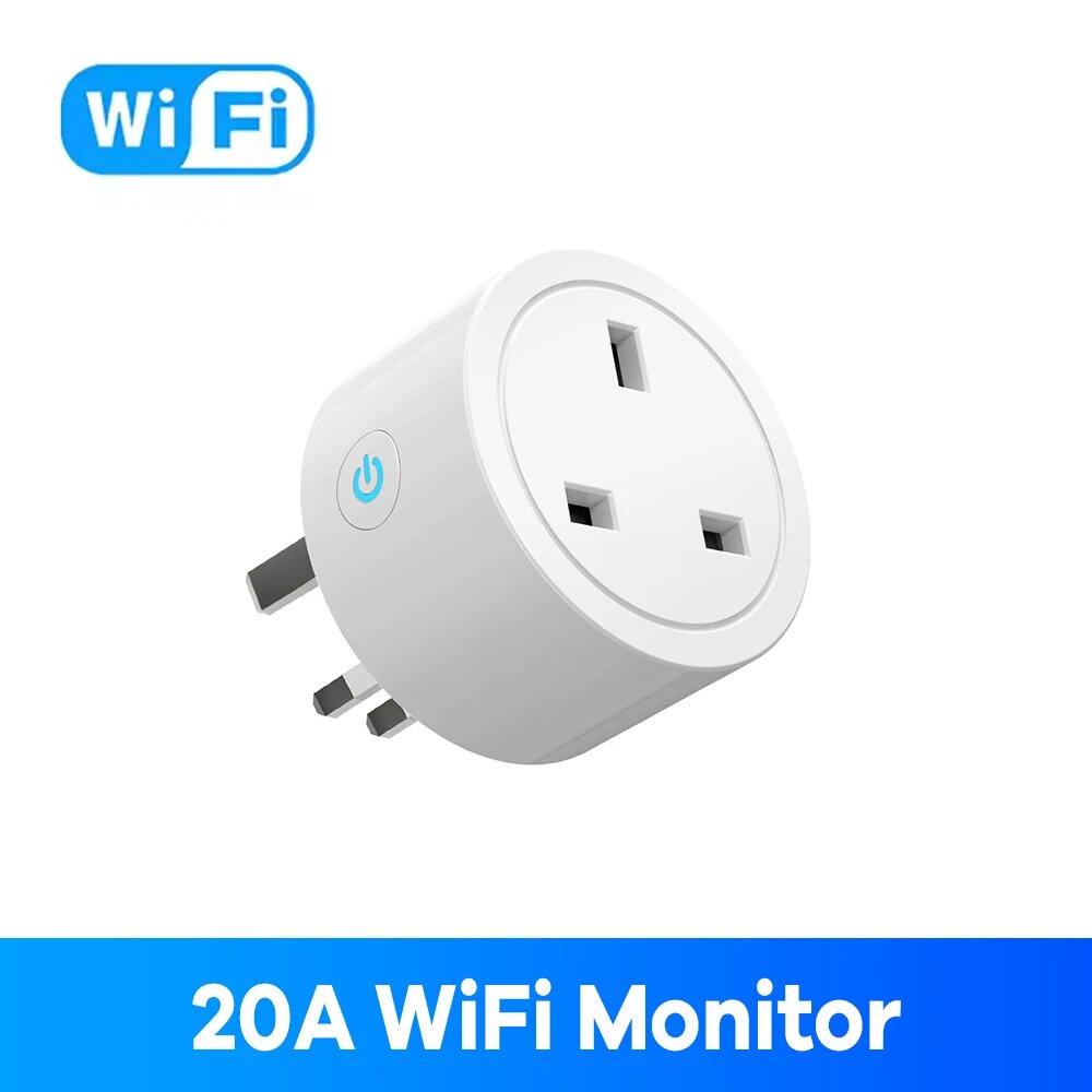 Умная розетка Wi-Fi BSD48 UK 20A Wifi Monitor