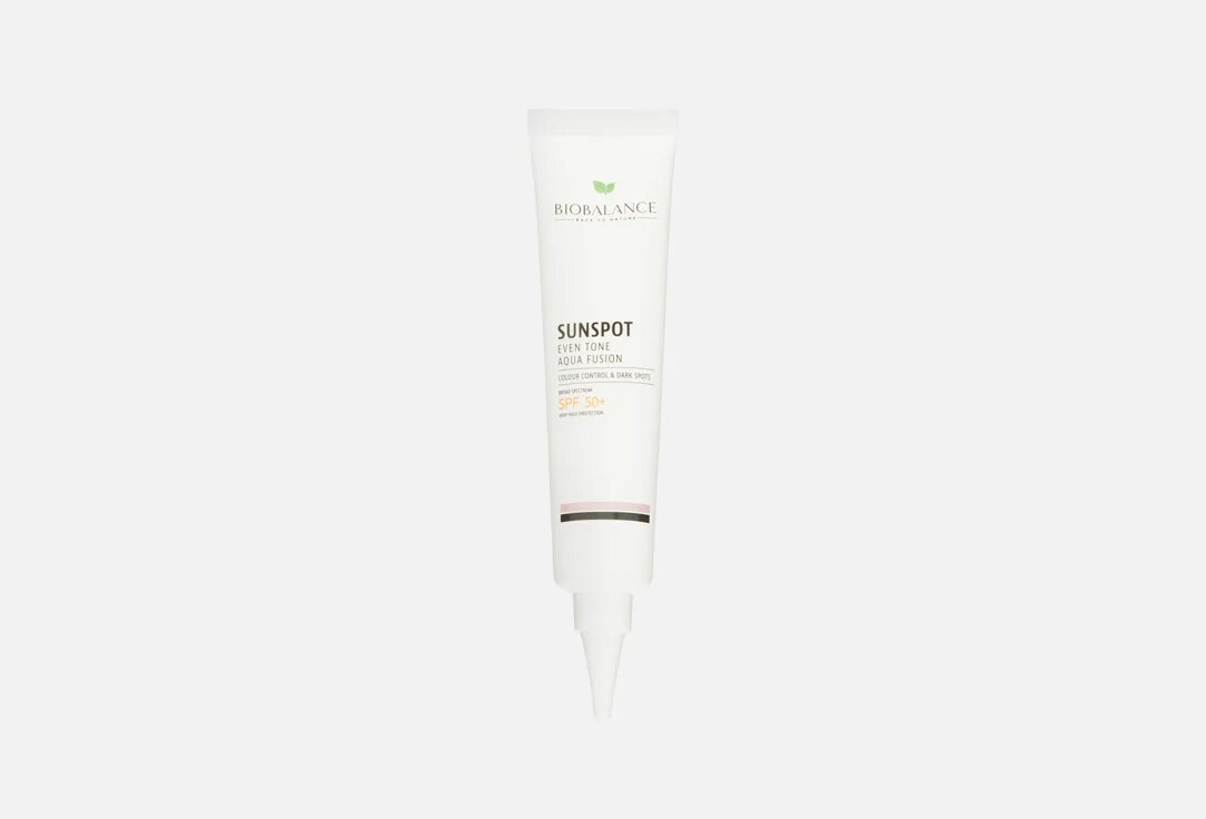 BIOBALANCE SUN SPOT EVEN TONE AQUA FUSION Солнцезащитный крем для лица SPF 50 40мл