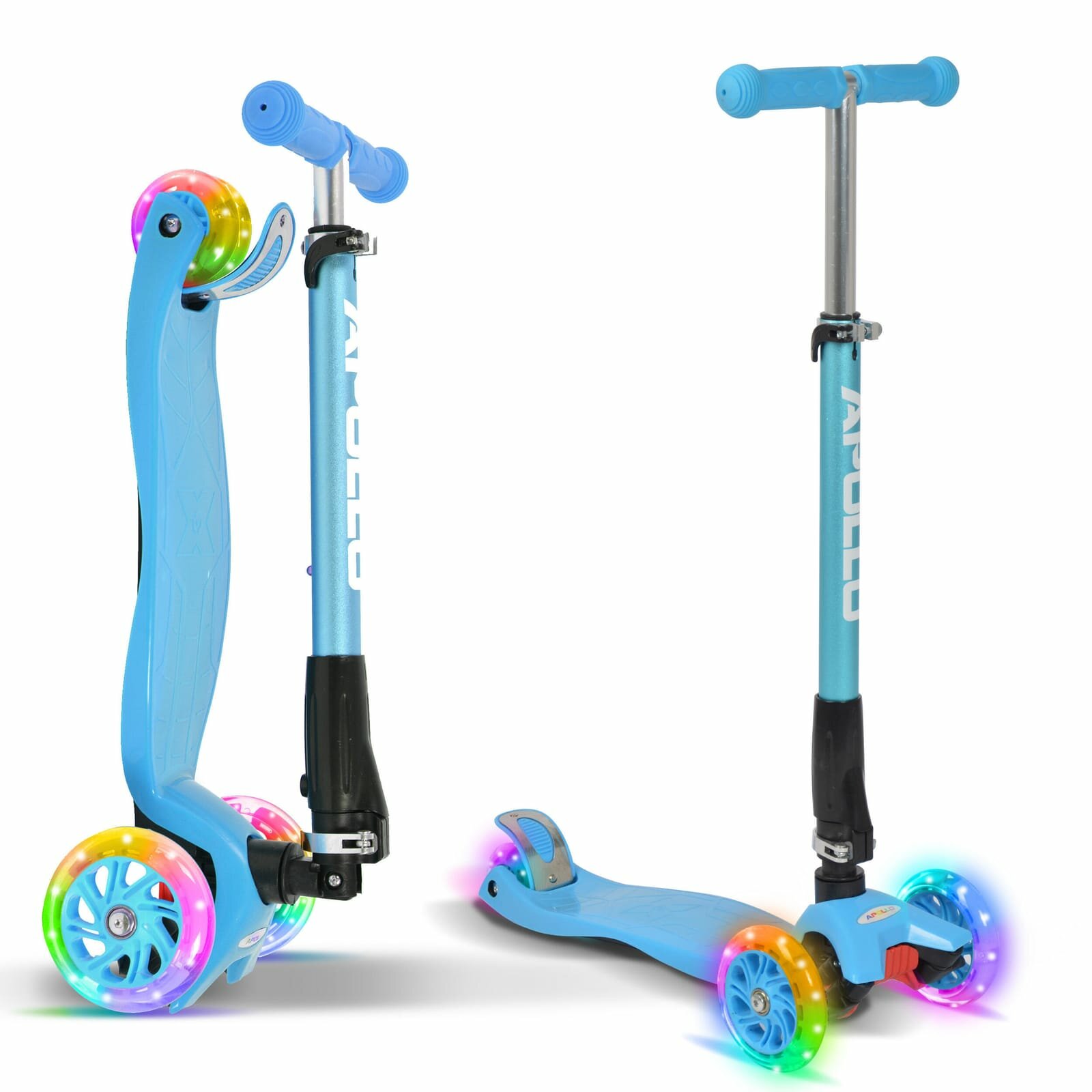 DECATHLON самокат DECATHLON Apollo Kids Whiz LED, синий