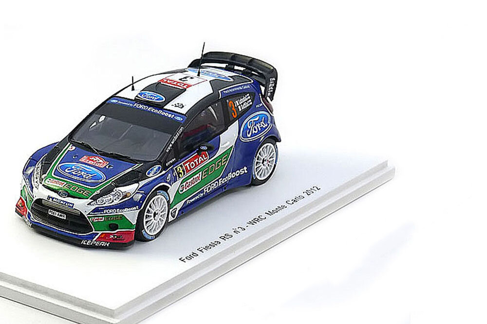 Модель коллекционная SPARK Ford fiesta rs wrc #3 monte carlo 2012 j.-m. latvala-m. anttila