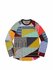 Футболка Supreme Patchwork jacquard long-sleeves T-shirt, размер 52, оранжевый