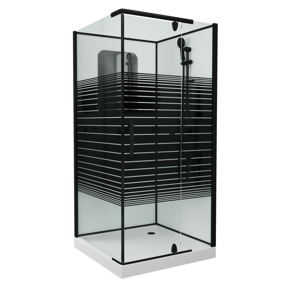 Душевая кабина Grossman Classic GR271QR (90х90х205) дверь распашная,4 места