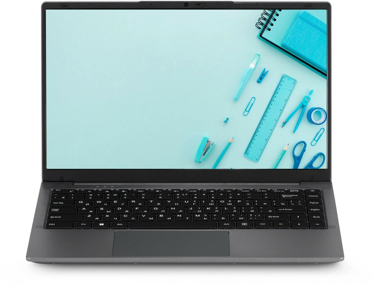 Ноутбук AZERTY Story RB-1452, 14", IPS, Intel N95 1.7ГГц, 4-ядерный, 8ГБ DDR4, 1ТБ SSD, Intel UHD Graphics, Windows 11 Pro, серый (120-0906)