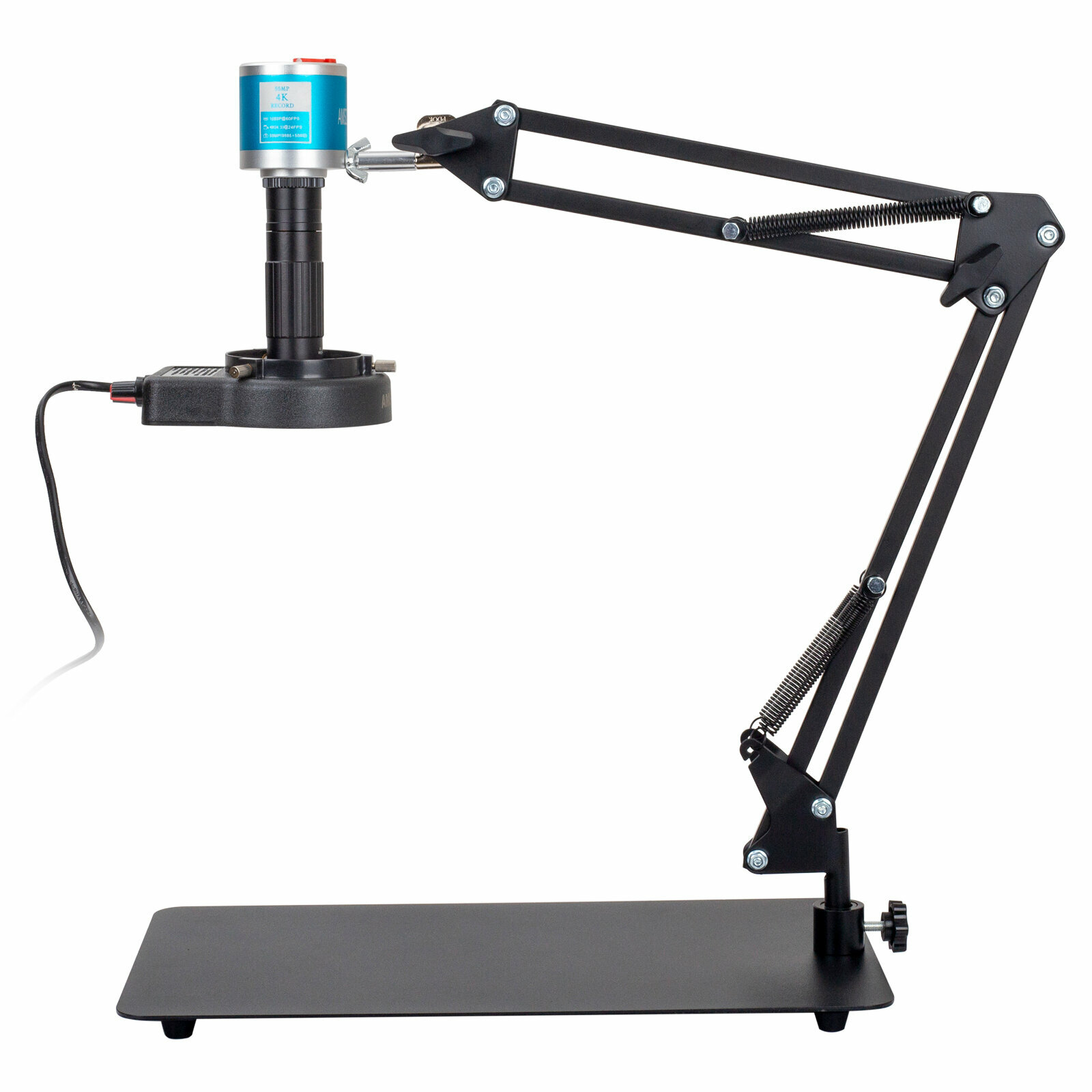 4K 55MP Digital Video HDMI USB Microscope Camera with 150X CS Mount lens Industrial PCB Repair