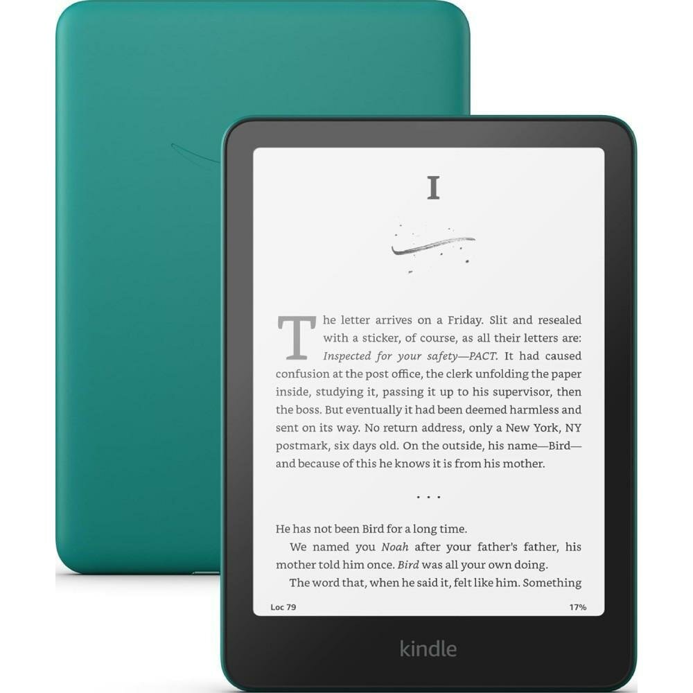 Электронная книга Amazon Kindle PaperWhite 7" 12gen 2024 32Gb, Wi-Fi, E-Ink Metallic Jade Signature edition (витринный экземпляр)