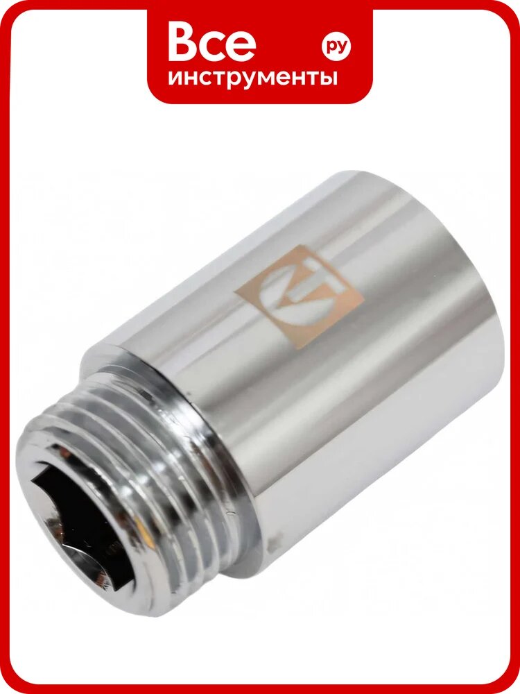 Удлинитель VALTEC 1/2 вн. х30мм (хром) VTr.198. C.0430