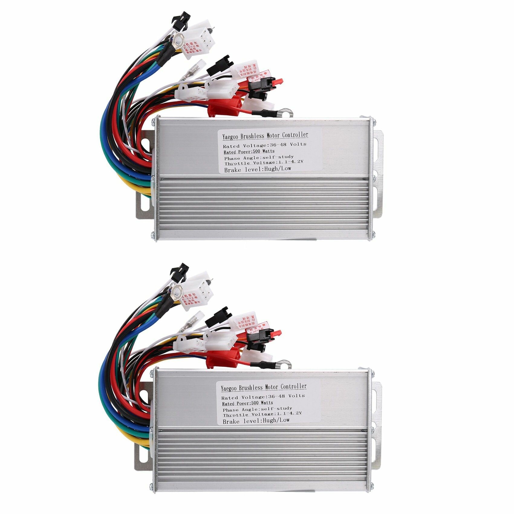 2X Бесщеточный контроллер для электровелосипеда 30A 36V 48V 500W, ЖК-дисплей для электросамоката, аксессуары для велосипеда