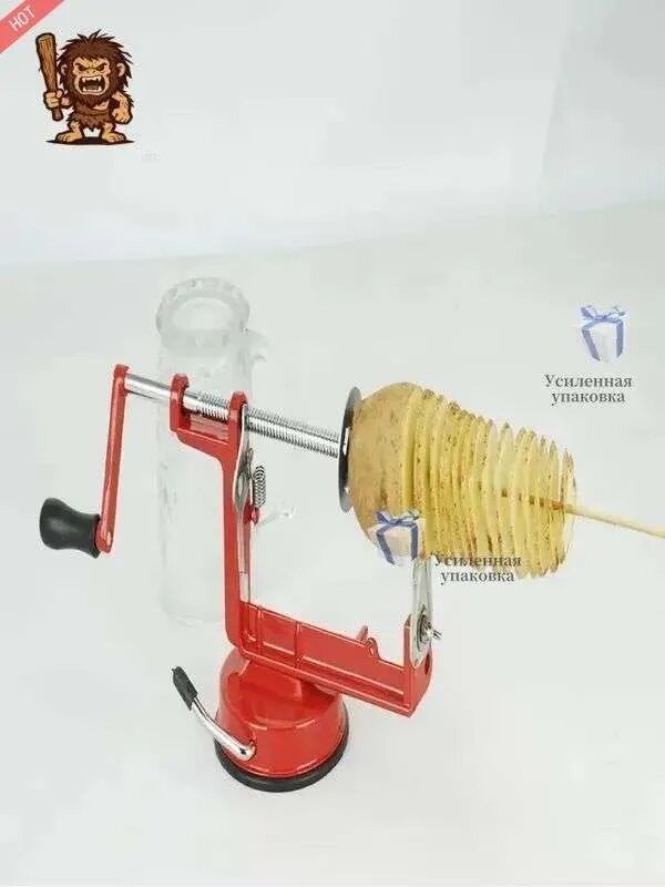 Машинка для резки картофеля спиралью Spiral Potato Slicer