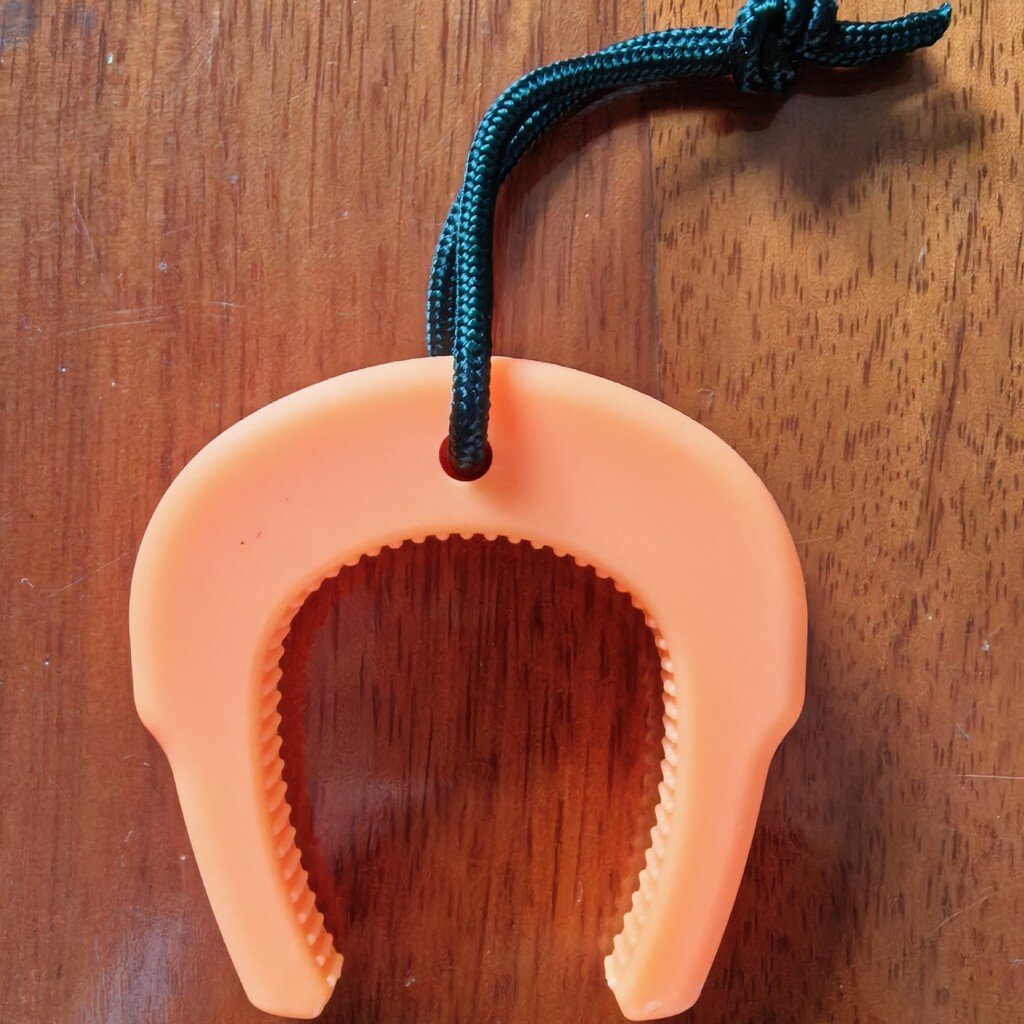 Door clip plastic cshape for child safety and gap sealing in home protection applications, pink