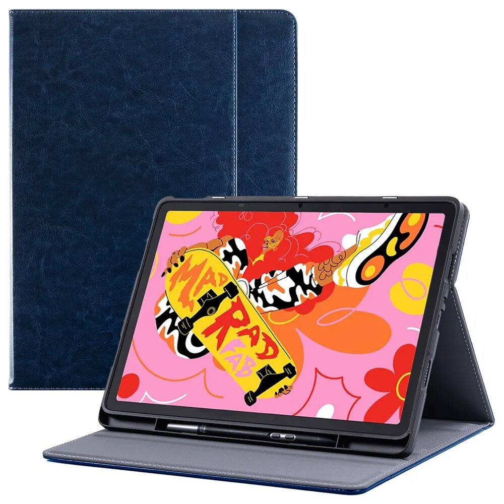 Чехол для XPPen Magic Drawing Pad 12.2, многорагловая подставка для просмотра, чехол из искусственной кожи с держателем для ручки, карман, автоматический сон/пробуждение