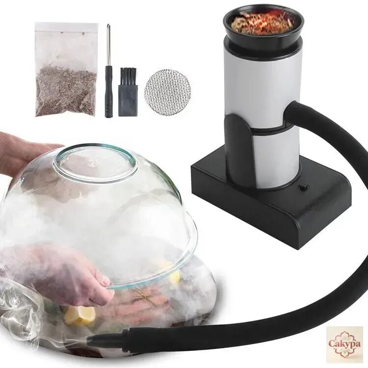 Портативная коптильня машина Smoking Gun Food Smoker kit, портативный генератор холодного дыма для мяса, напитков, барбекю