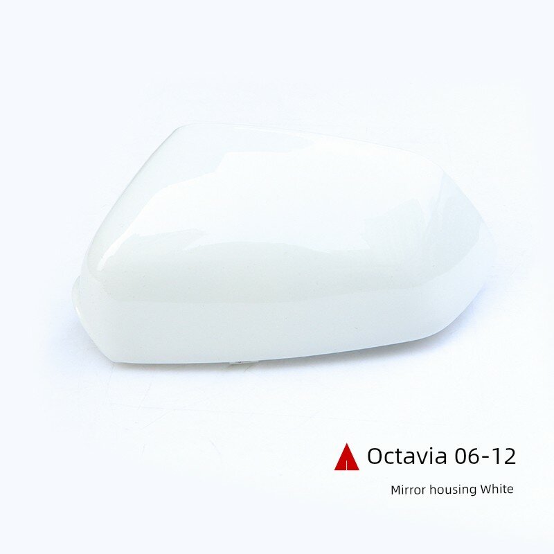 Корпус правого зеркала Skoda Octavia 2006-2012 г. в. белый цвет оригинал автозапчасть замена
