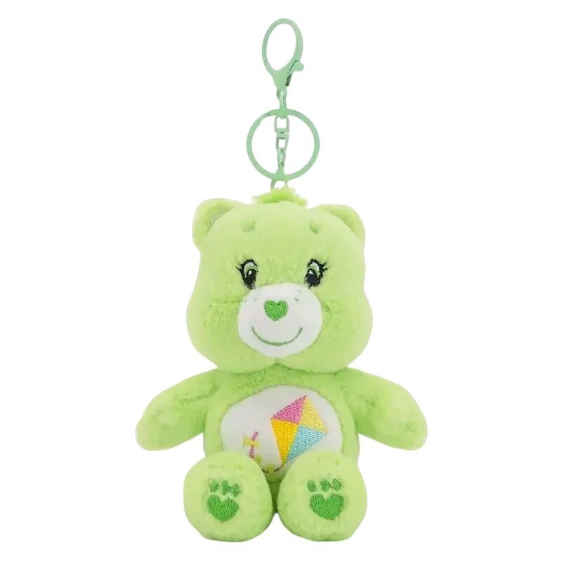 Брелок Care Bears плюшевый 15 см Зеленый, Work Hard Bear