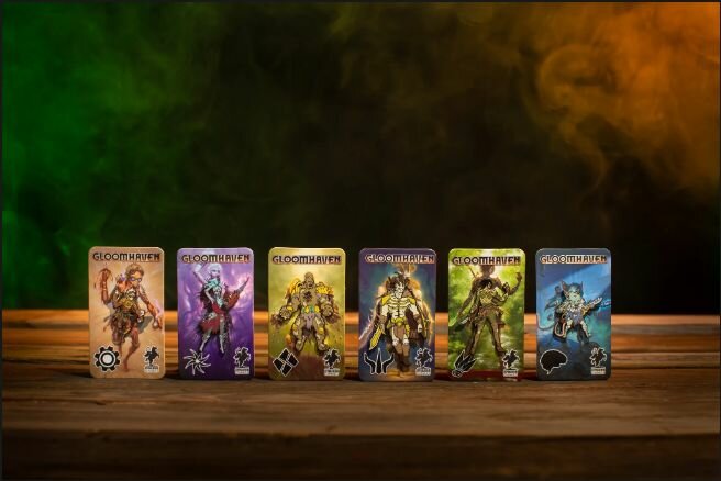 Настольная игра-Английская версия Gloomhaven Character Pin Set
